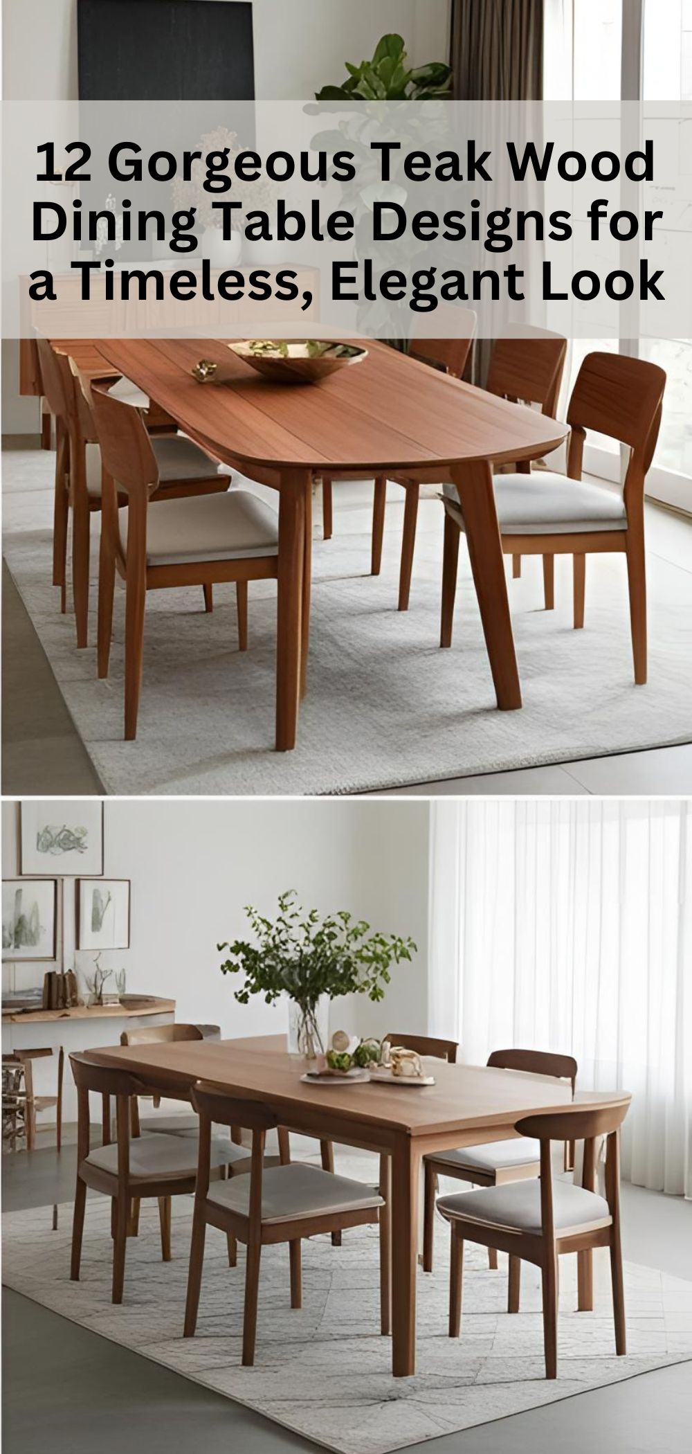 7 Stunning Teak Wood Dining Table Ideas for a Timeless Look – Apollo Radar