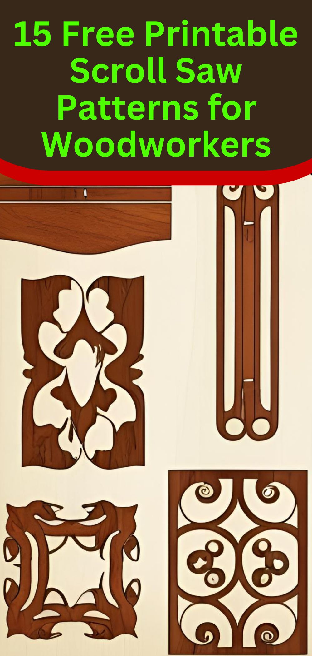 15 Free Printable Scroll Saw Patterns for Woodworkers