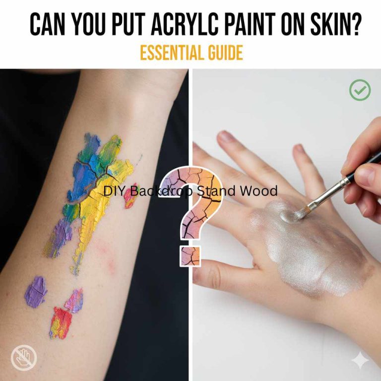 Can You Put Acrylic Paint On Skin: Essential Guide